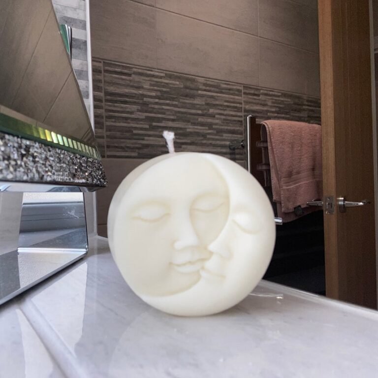 Sun and Moon Face Candle Soy Wax Premium - Makers India