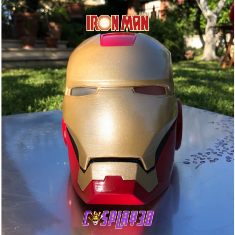 Raw Iron man Mk3 helmet Cosplay Costume Wearable – Makers India