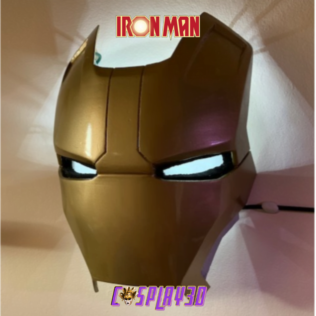 Upgraded Ironman Mark 42 Tony Stark Faceplate Mask Cosplay - Makers India