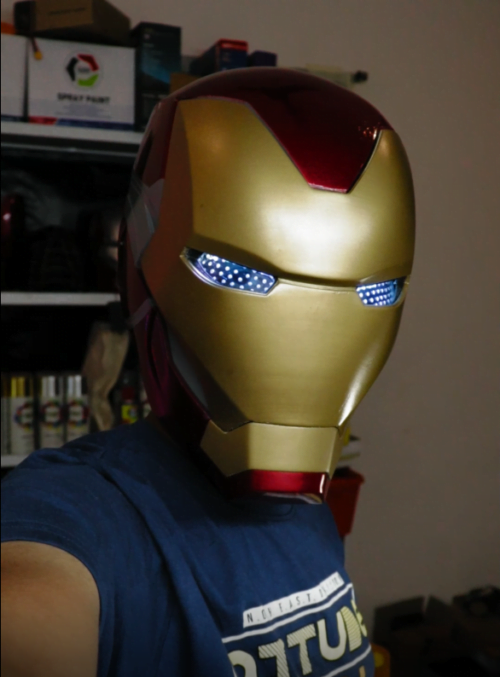 Iron Man MK85 Helmet [Motorized] - Makers India