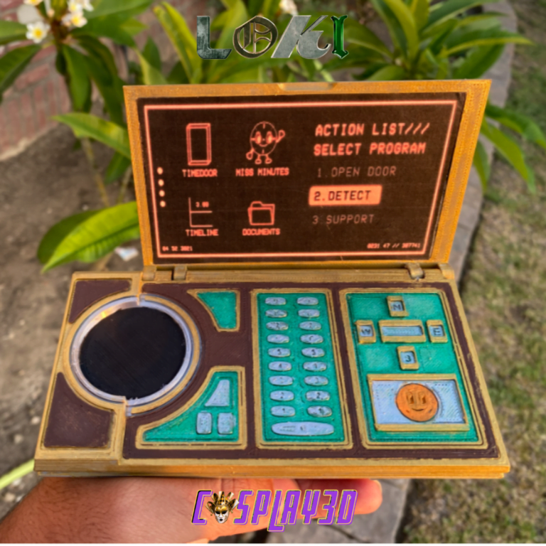 Loki Series Inspired TVA Tempad Prop 3d Printed Cosplay Accessory ...