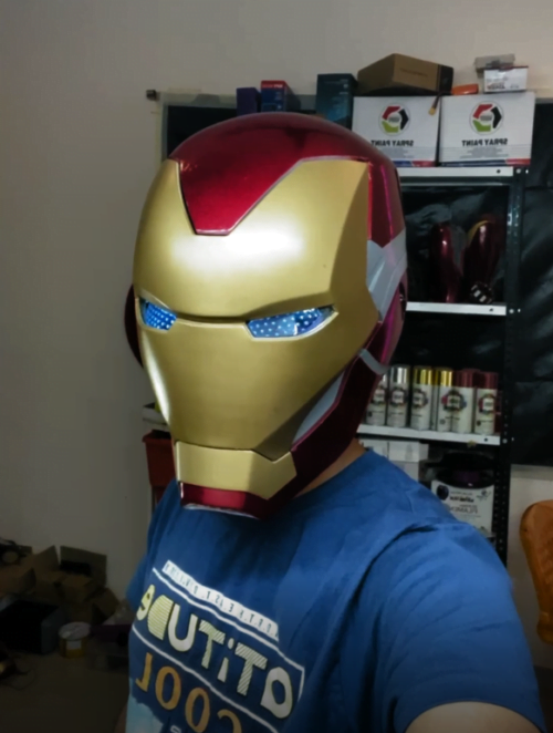Iron Man MK85 Helmet [Motorized] - Makers India