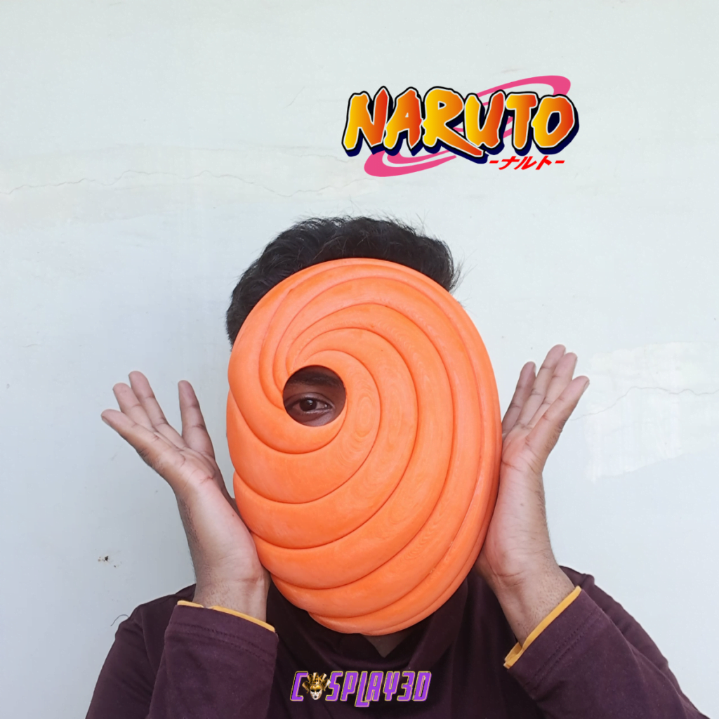 Toby Obito Mask From Naruto Wearable Costume Raw - Makers India