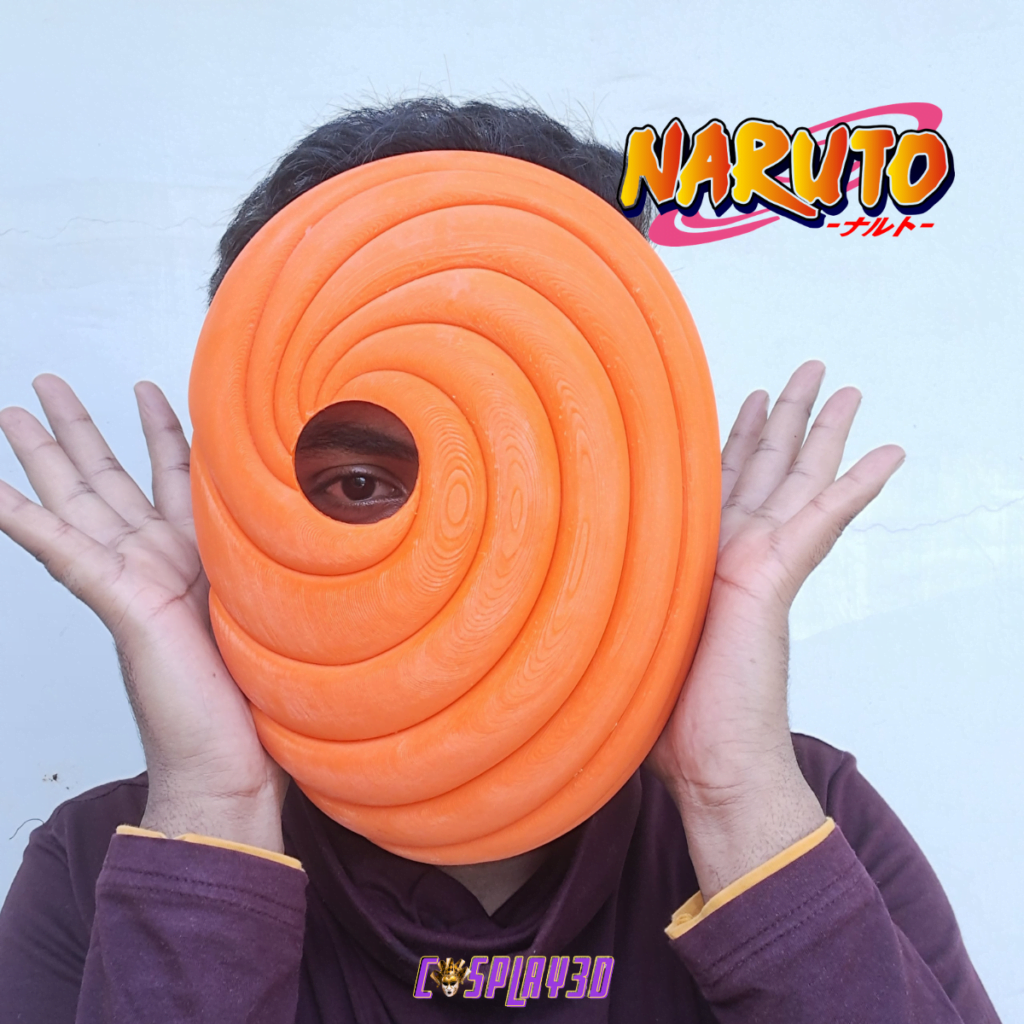 Toby Obito Mask From Naruto Wearable Costume Raw - Makers India