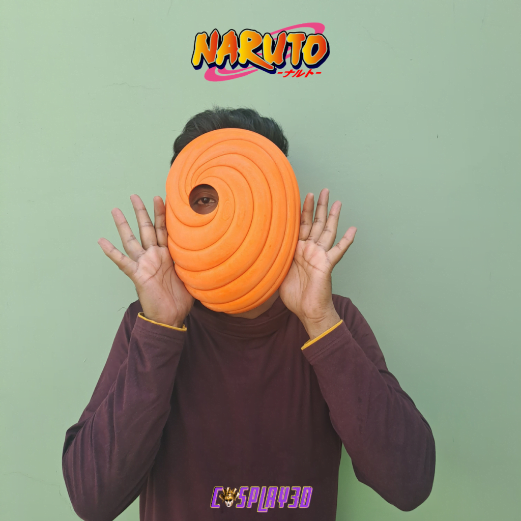 Toby Obito Mask From Naruto Wearable Costume Raw - Makers India