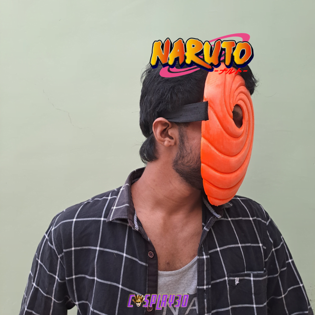 Toby Naruto Mask with Straps Wearable - Makers India