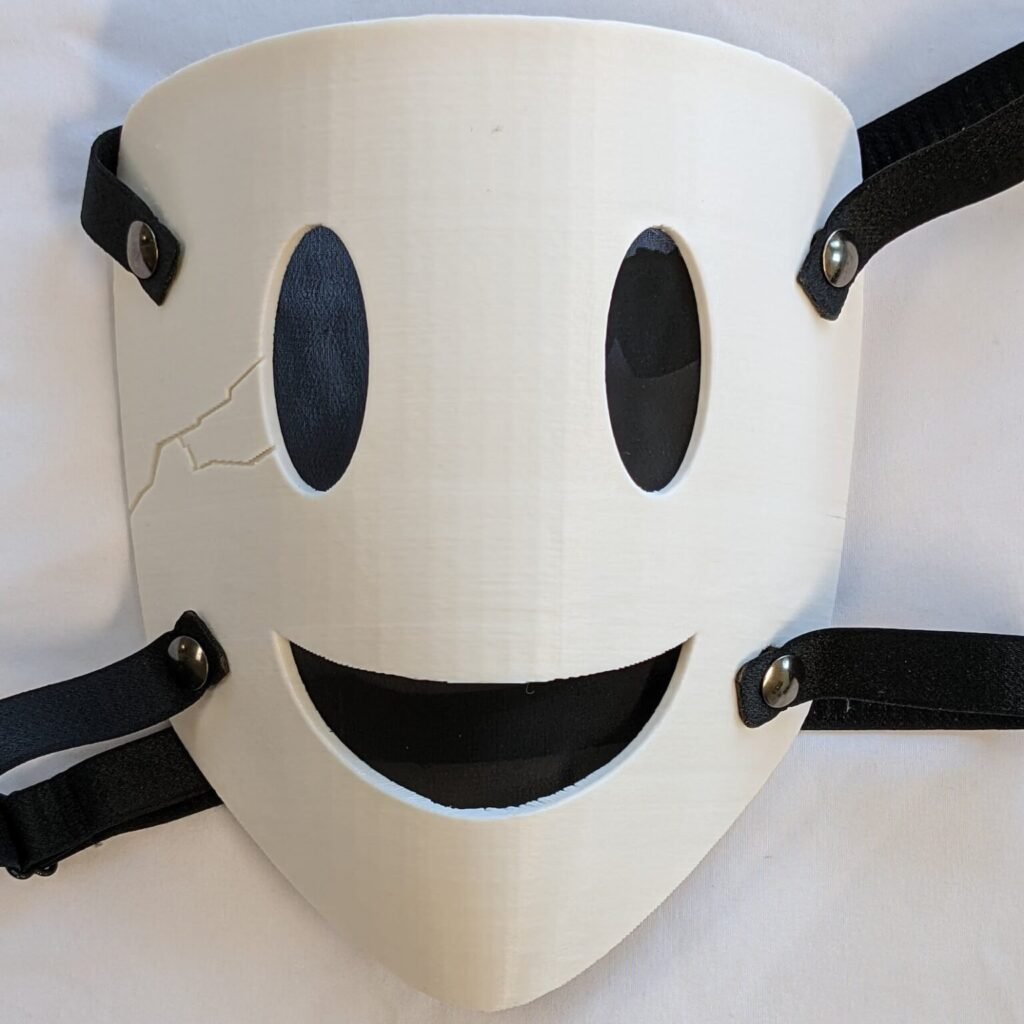 High-rise Invasion Cosplay Sniper Mask, Yayoi Kusakabe, Smile Mask ...
