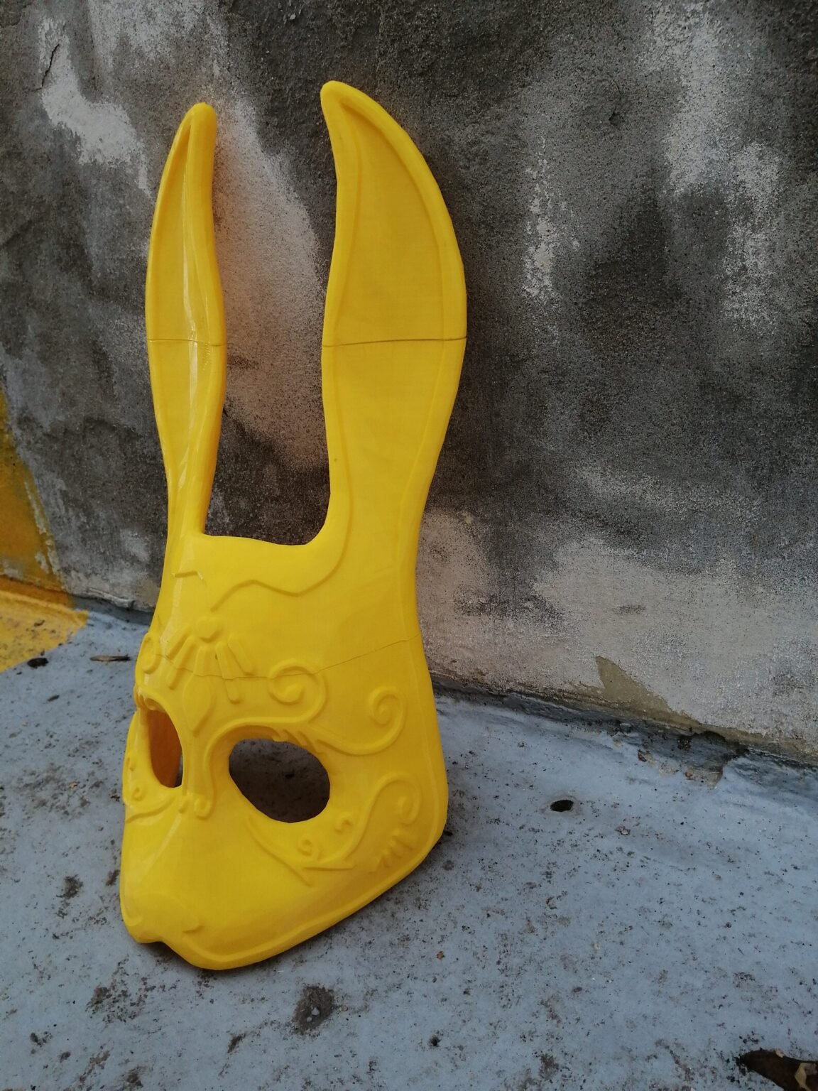 Rabbit Mask 3d Printed Display Wearable - Makers India